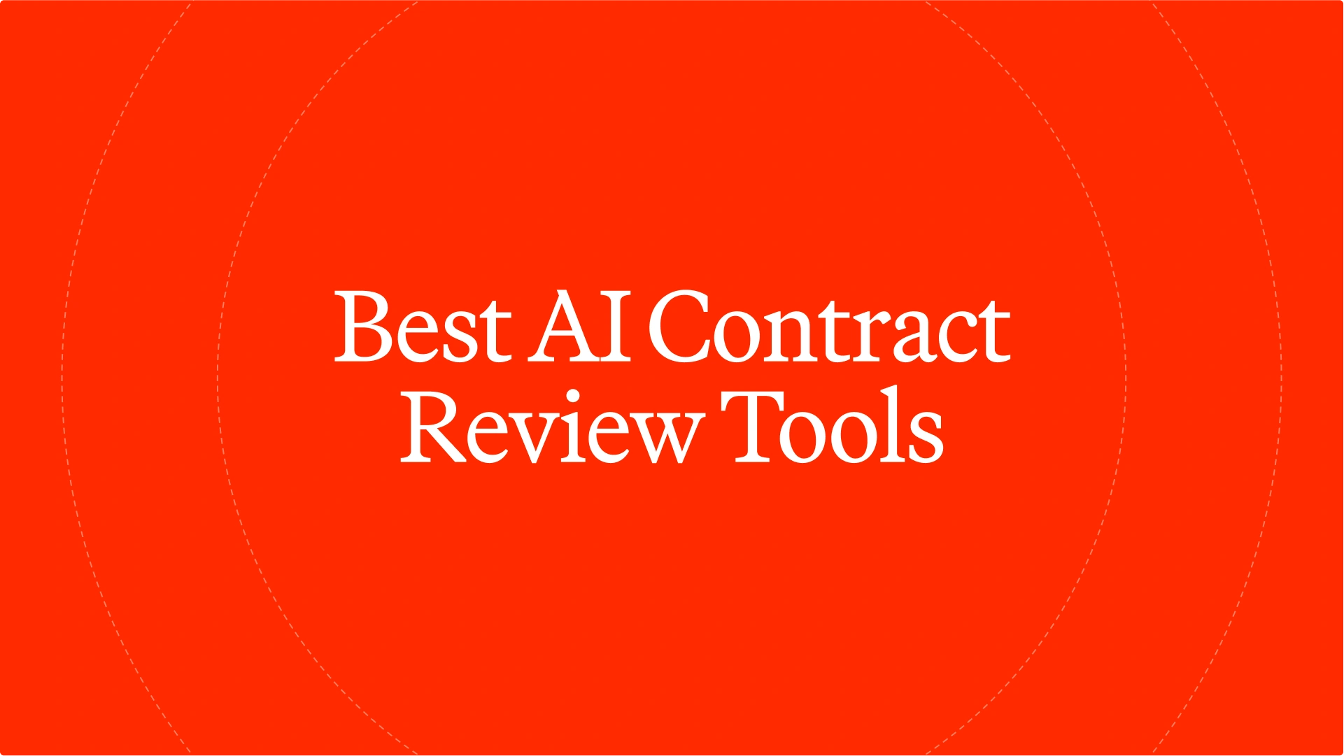 Best AI Contract Review Tools 2025